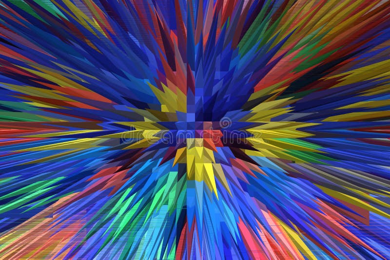 Background from Strips of Different Colors Stock Illustration ...