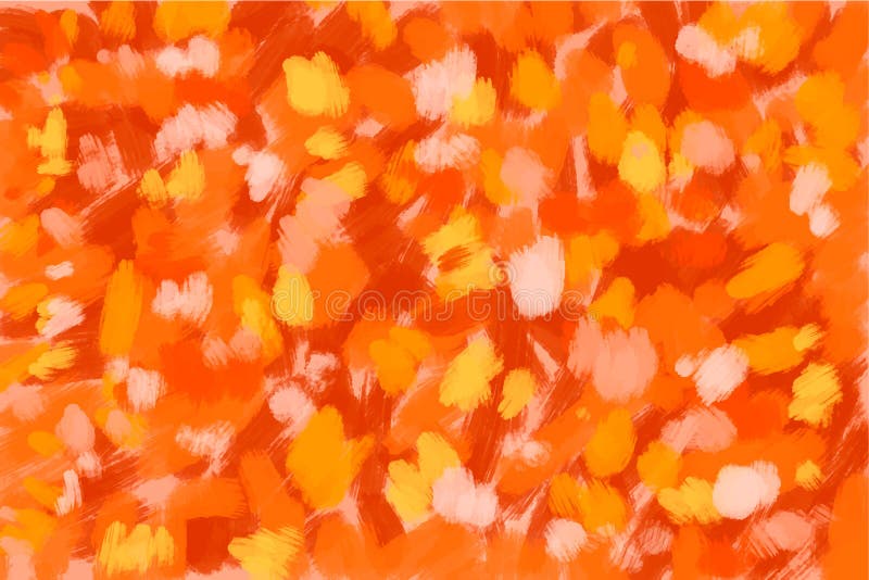 Background Strokes of Acrylic Paint in Warm Colors Stock Vector ...