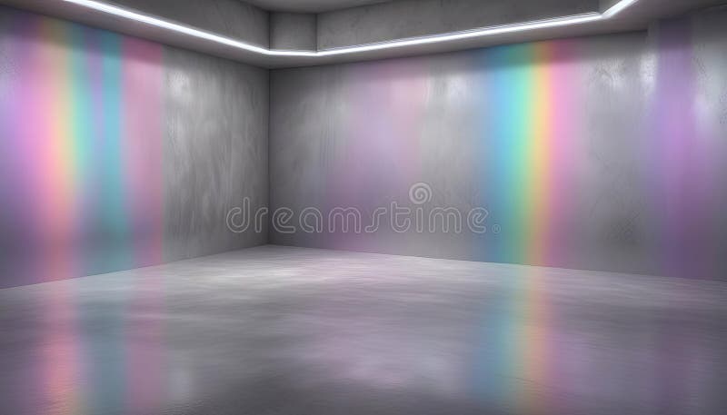 Background Studio, Gray Wall Room Concrete Interiors and Floor Cement ...