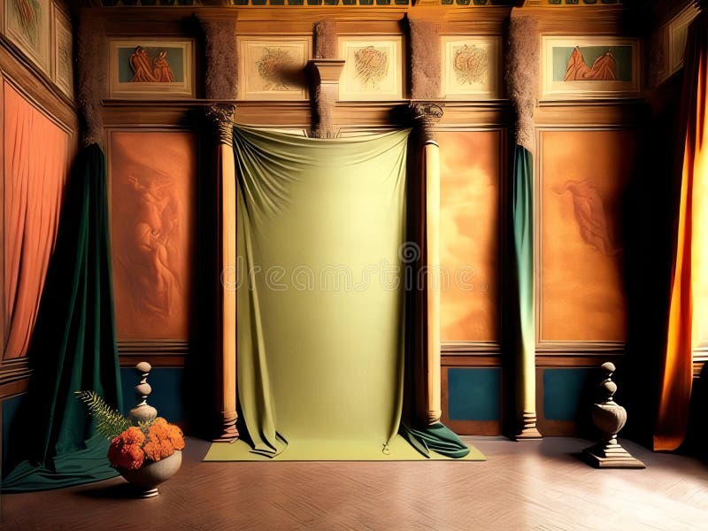 Background Studio Portrait Backdrops Photo 4K Stock Illustration ...