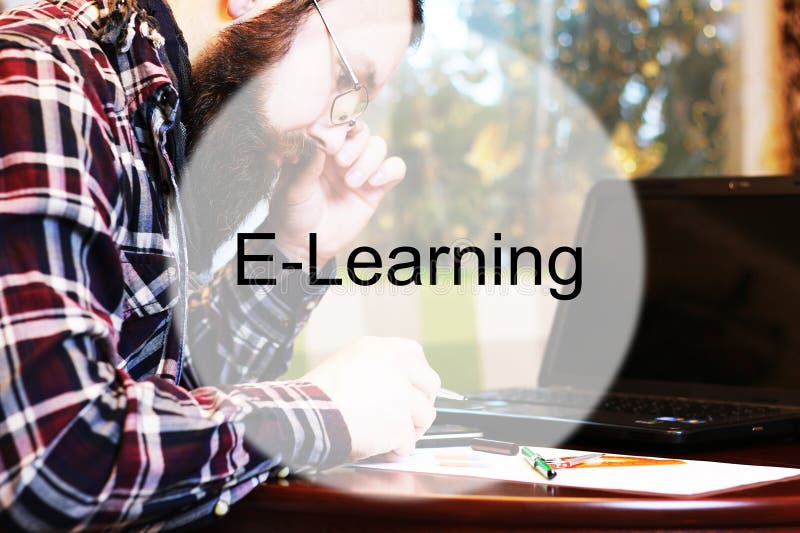 Background Study Online Education Stock Image - Image of elearning ...