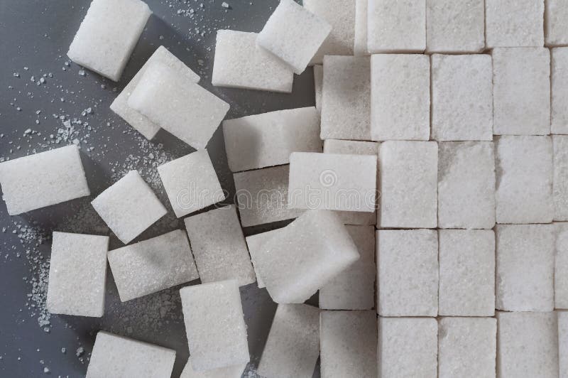 Background of sugar cubes stock photo. Image of full - 94960610