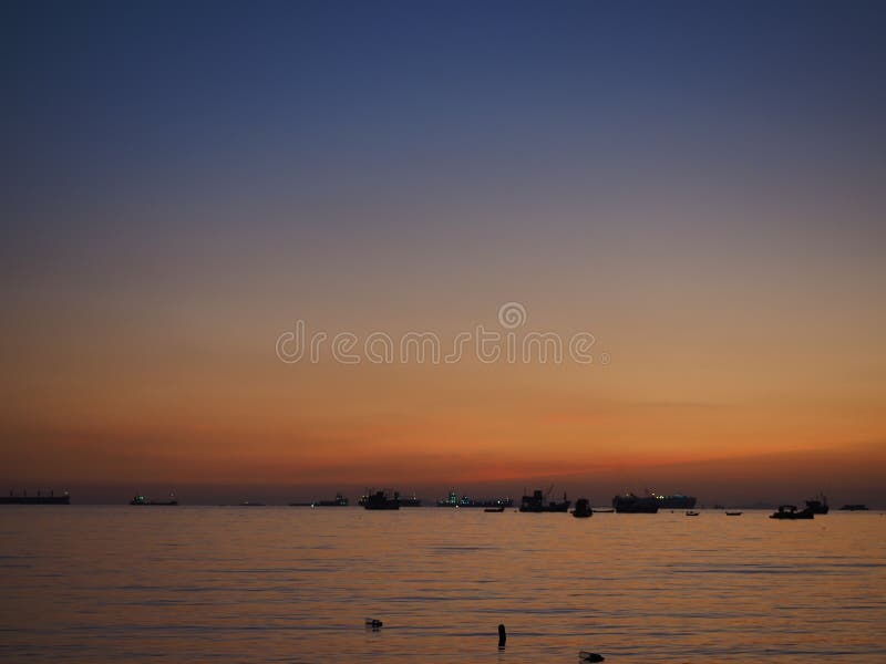 Background Sunset Sea Shadow Stock Image - Image of white, blurred ...