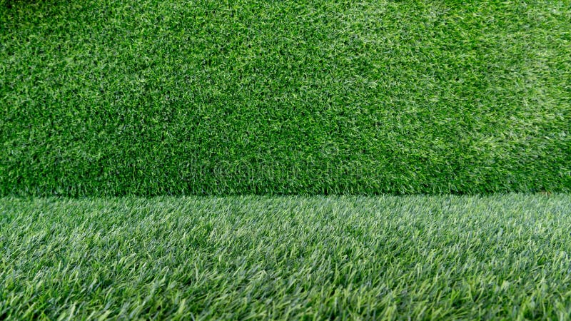 Background and Surface of an Artificial Green Grass Field. Stock Image ...