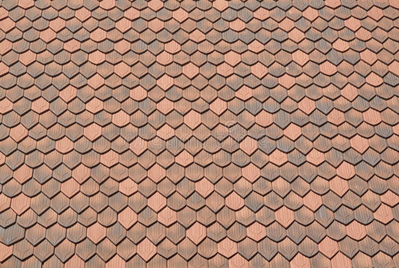 Background Surface of Hexagons, Symmetrical Tiles, Texture Orange Stock ...