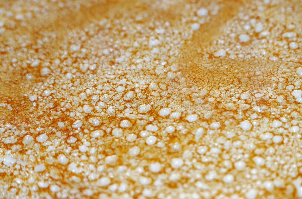 Surface Structure Texture Baked Pancake Stock Image - Image of orange ...