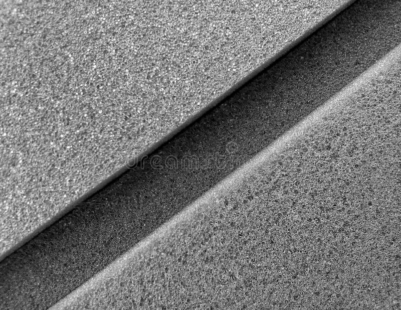 Gray Sponge Foam Texture Fibers with a Rough Surface Stock Photo ...