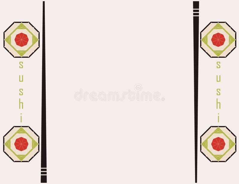 Set of sushi sign stock vector. Illustration of dinner - 40137715