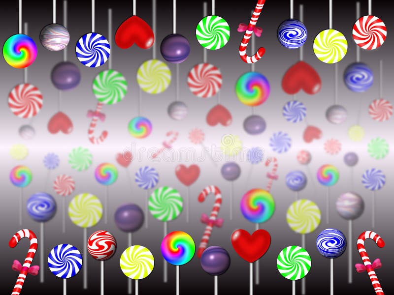Background with sweets stock illustration. Illustration of candy - 89182705