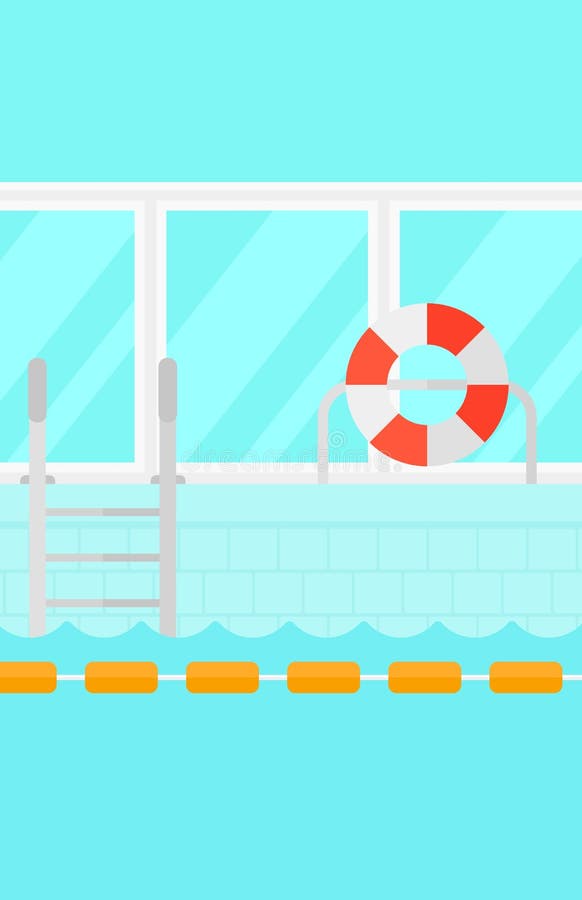 Background of Swimming Pool. Stock Vector - Illustration of deep, flat ...