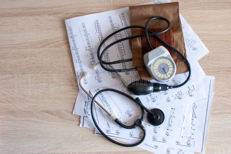 Stethoscope on Notes Near Digital Tablet on Table Stock Photo - Image ...