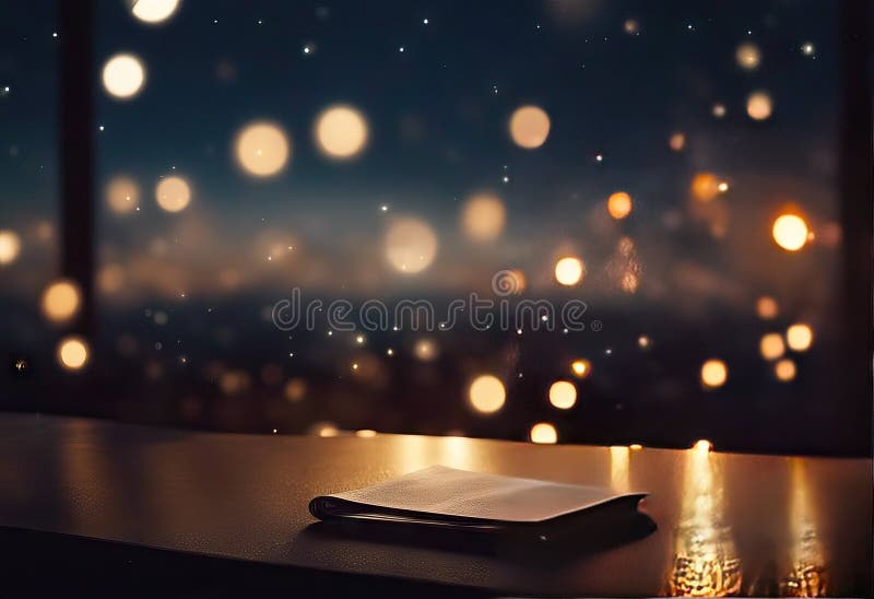 Background Table night stock illustration. Illustration of 5003 - 305966707
