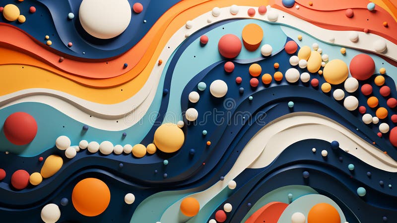 A Background with the Tactile Feel of an Abstract Painting Featuring ...
