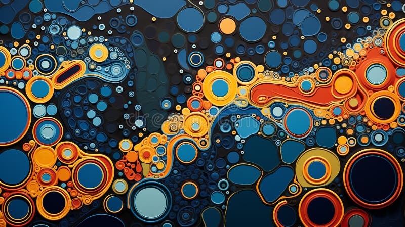 A Background with the Tactile Feel of an Abstract Painting Featuring ...