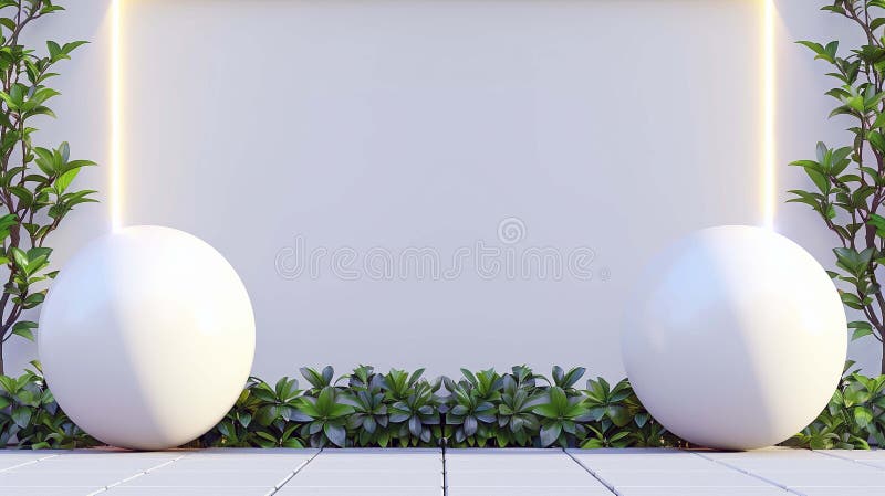 Background with Tastefully Arranged Trees Adding a Sophisticated Feel ...