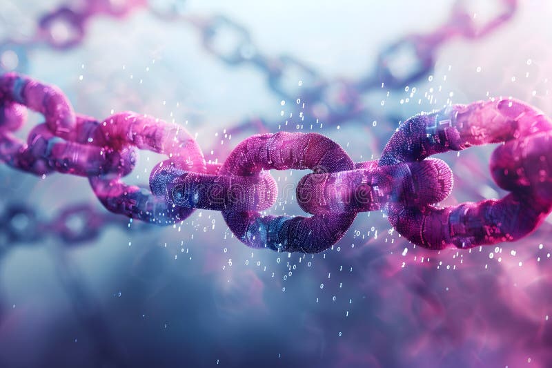 Background with Technological Digital Data Interface Elements ...