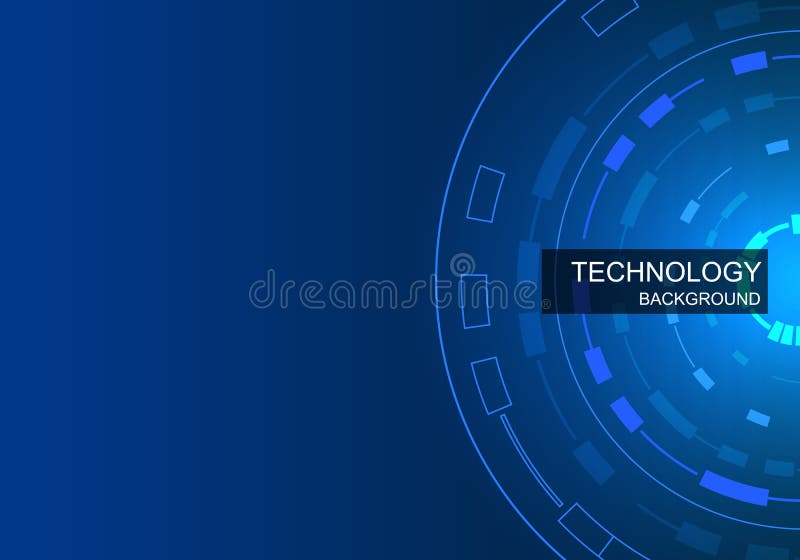 Background Technology Hi-tech Represents the Wheel Stock Vector ...