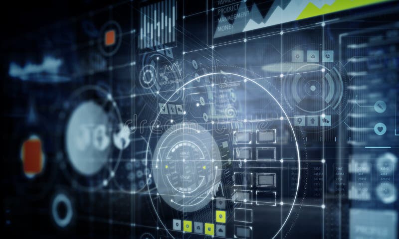 Media Technologies in Business. Mixed Media Stock Image - Image of ...