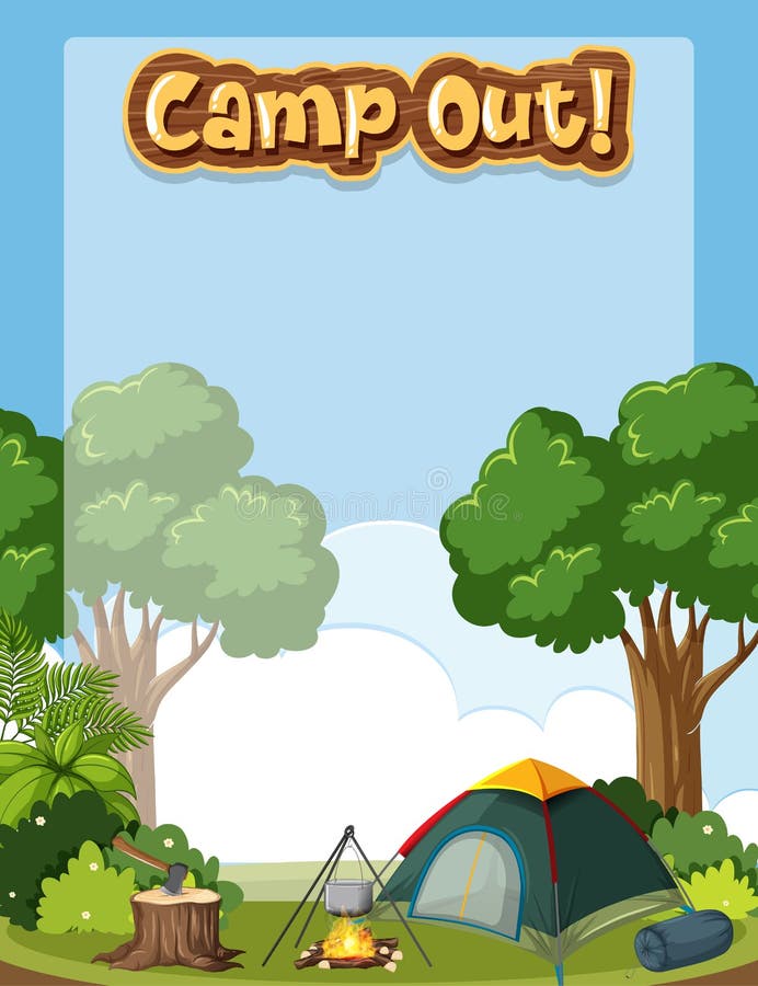 Camping Border Stock Illustrations – 677 Camping Border Stock ...