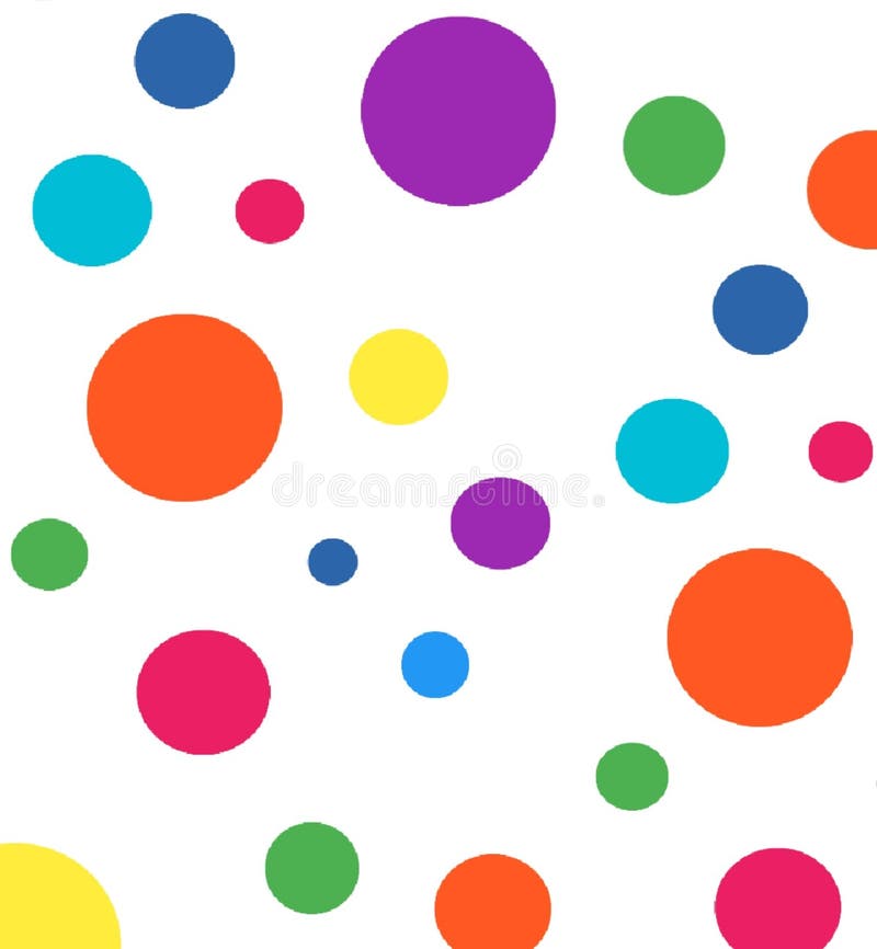 Template with Circles of Color Theory Stock Illustration - Illustration ...