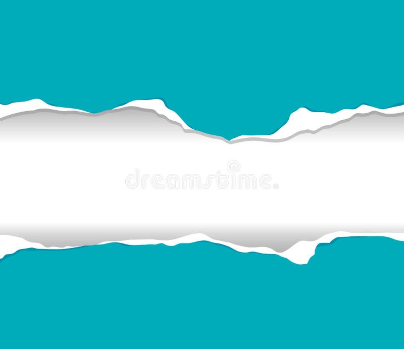 Background Template Design with Ripping Paper Stock Vector ...