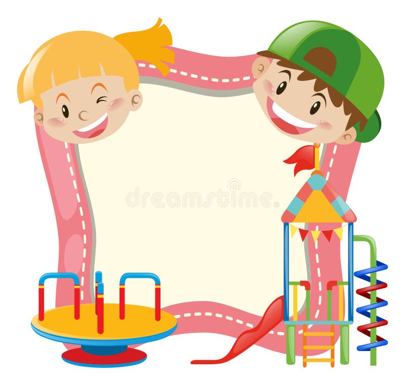 Kids Playground Border Stock Illustrations – 230 Kids Playground Border ...