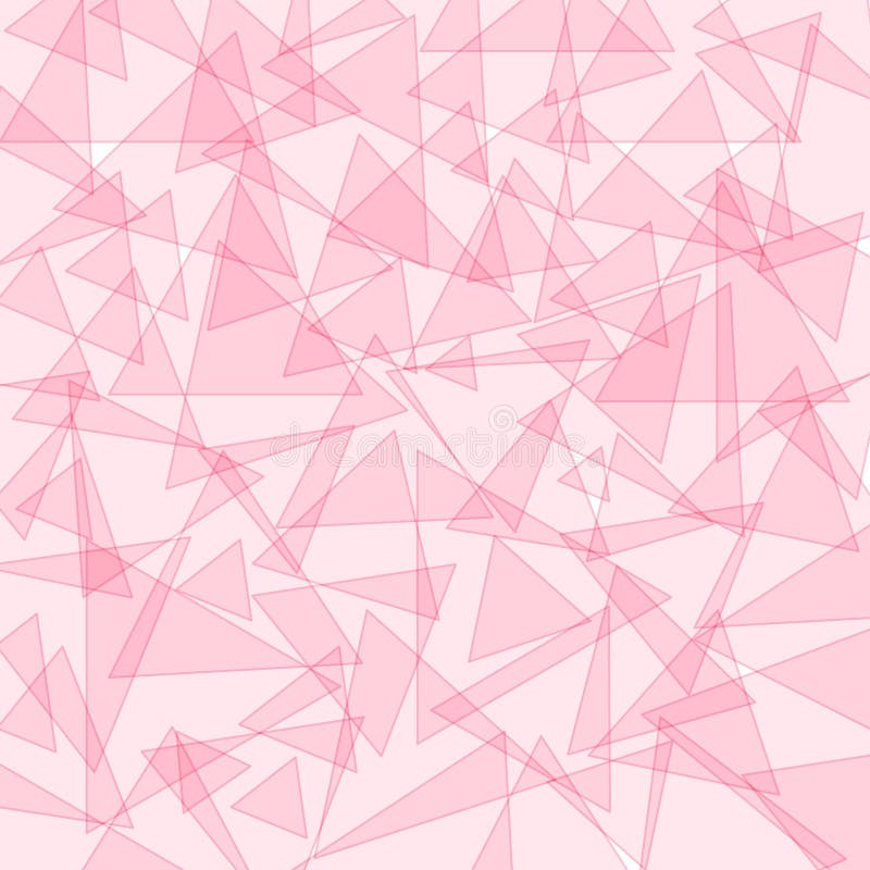 Background Template with Pink Triangle Shapes Stock Vector ...