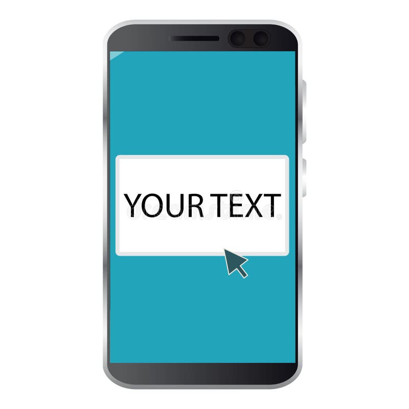 Put Your Own Text Here. Vector Illustration. Background. Template for ...