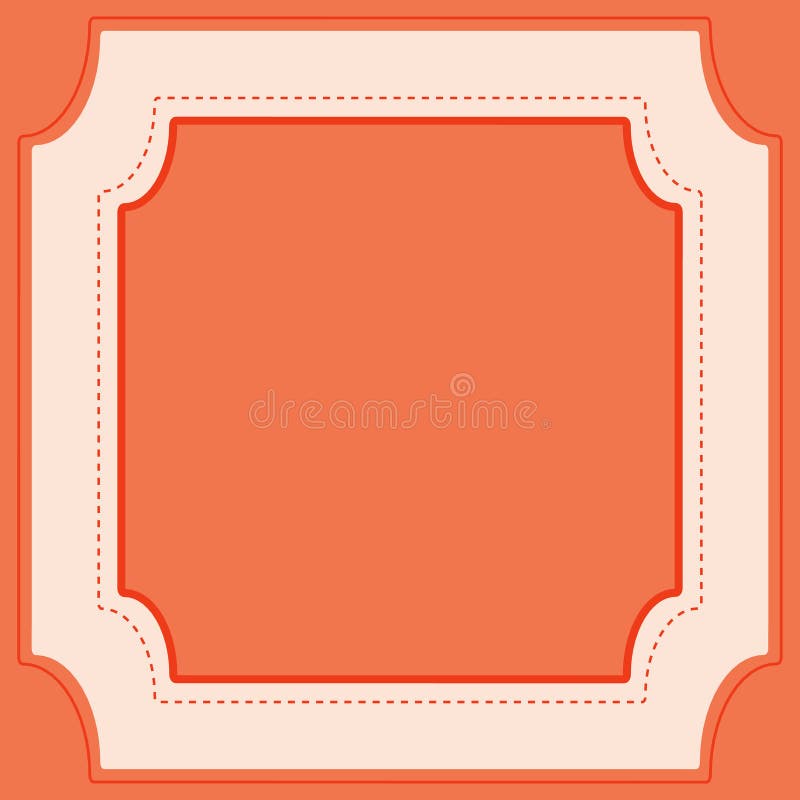 Thick Frame with Flowers and Bugs Stock Vector - Illustration of clip ...