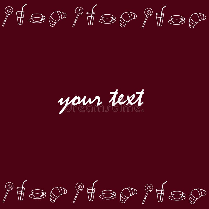 20 Background for Text, Breakfast Stock Illustration - Illustration of ...