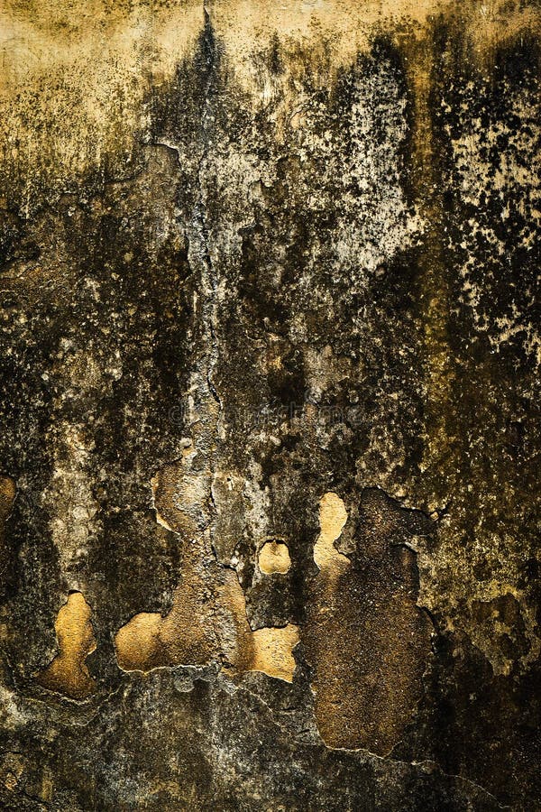 Abstract Scary Ocher Plaster Stock Image - Image of aged, outdoor ...