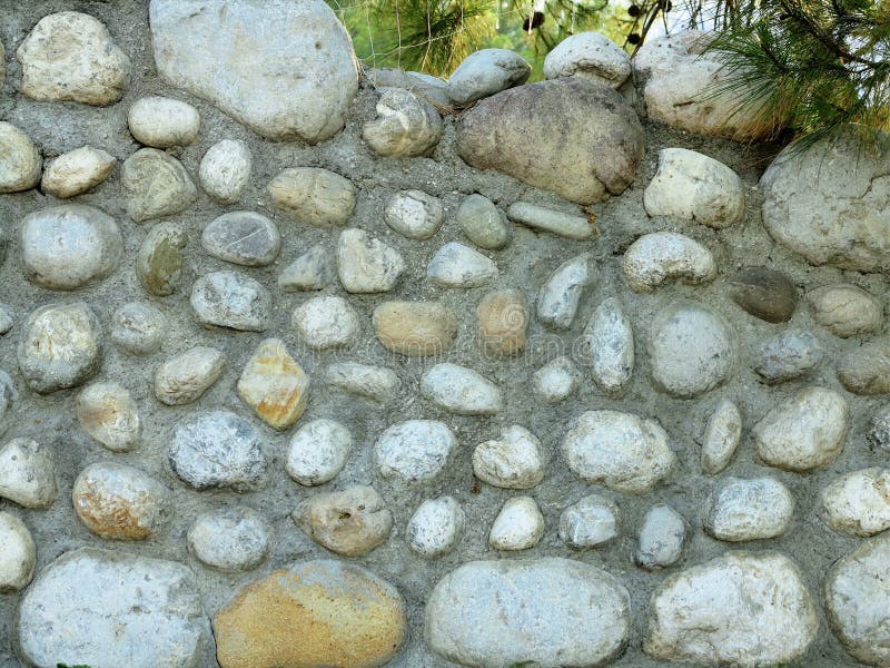 Background Texture of Ancient Round Gray Stone Floor Stock Photo ...