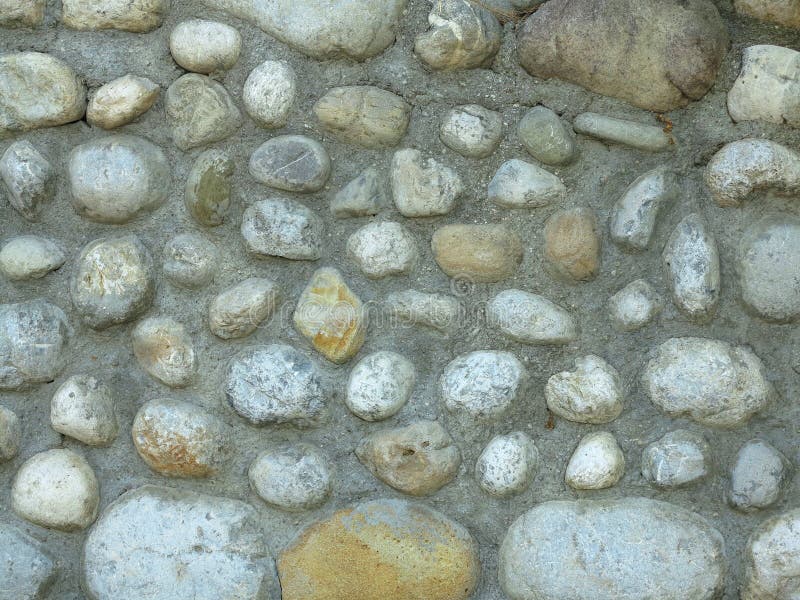 Background Texture of Ancient Round Gray Stone Wall Stock Photo - Image ...