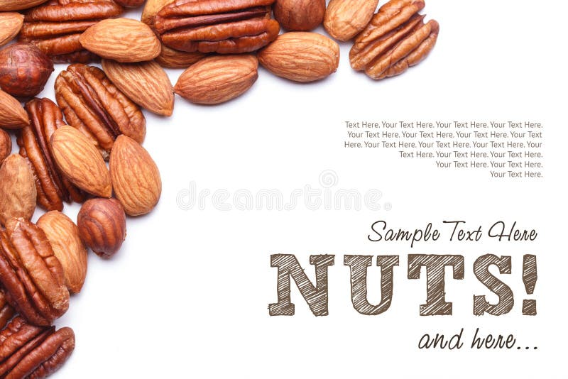Background Texture of Assorted Mixed Nuts Stock Image - Image of ...