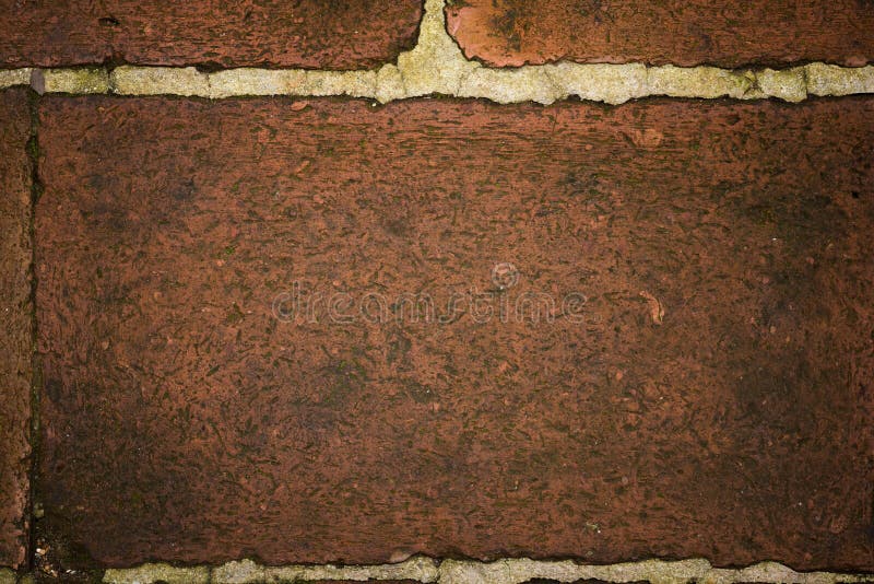 Background and Texture of Baked Clay Brick on Vintage Floor Surface ...