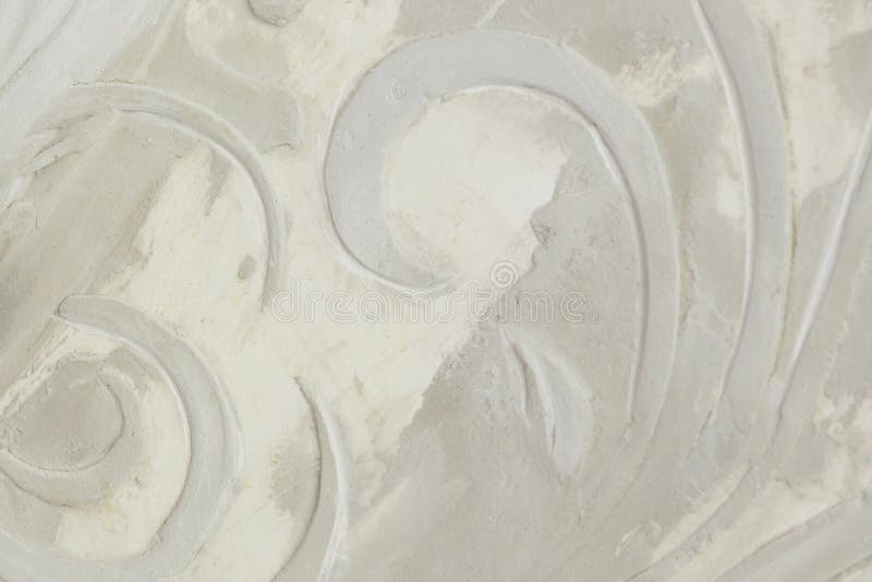Background and Texture of a Bas-relief Pattern on a Concrete Wall Stock ...