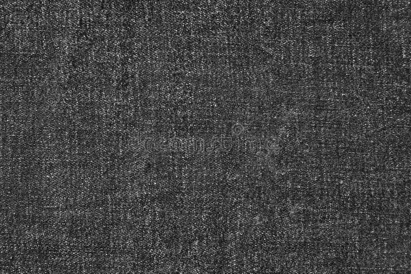 Background Texture from Black Denim Jeans Cotton Fabric. Top View with ...