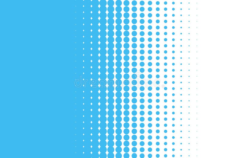 Background Texture: Blue Gradient Dots on White Background Stock ...