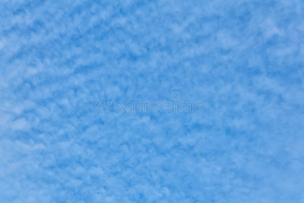 Background, Texture - Blue Sky with Cirrocumulus Clouds Stock Image ...
