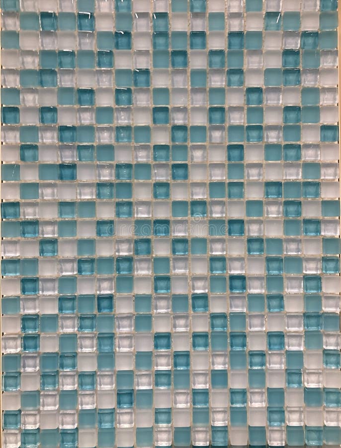 Background, Texture of Blue Tiles, Mosaic Stock Image - Image of ...