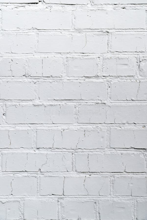 Background, Texture Brick Wall, White Color on the Whole Frame ...
