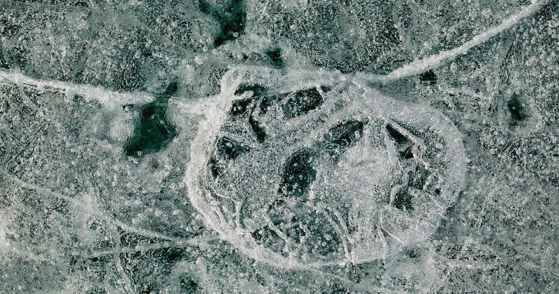 Bubbles in ice stock image. Image of canada, abstract - 116445587