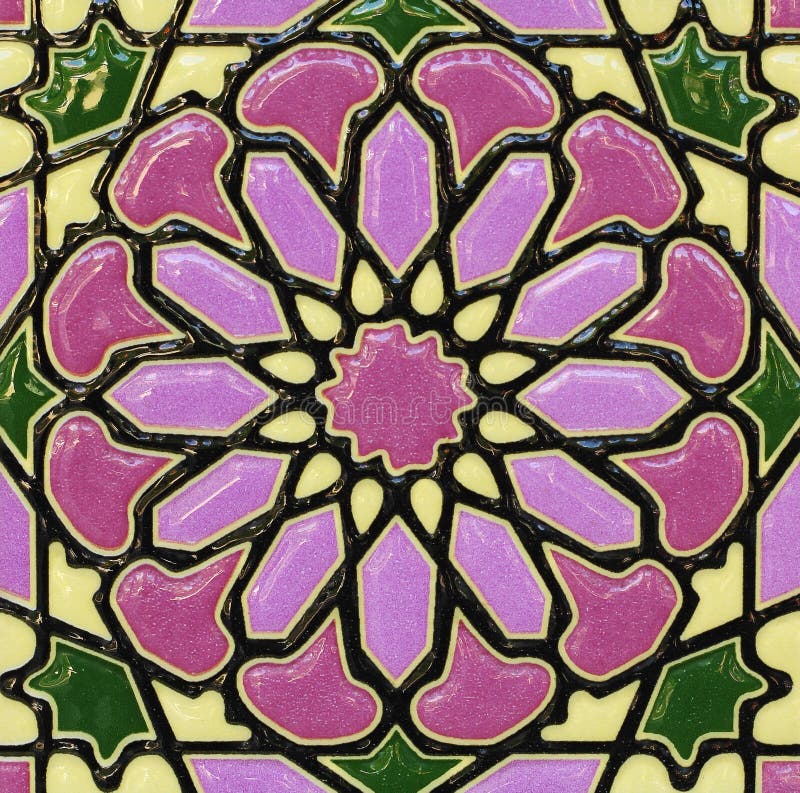 Background and Texture Ceramic Tile, Flower Pattern Stock Image - Image ...