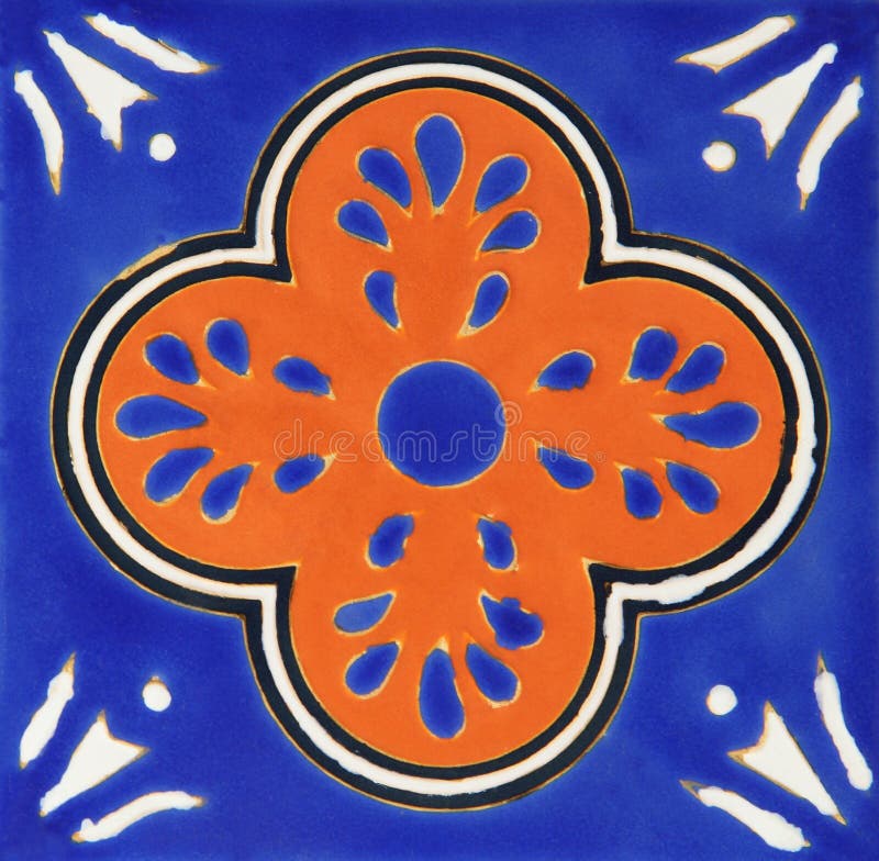 Background and Texture Ceramic Tile, Flower Pattern Stock Photo - Image ...