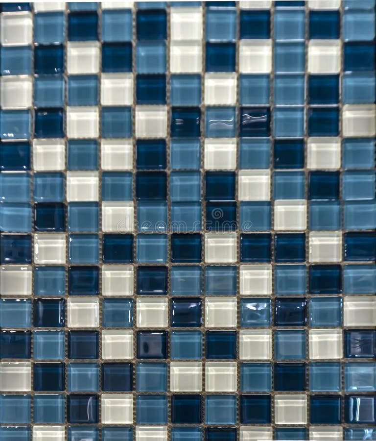 Background, Texture Ceramic Tile Mosaic, Color Blue Stock Image - Image ...
