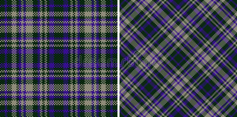 Background Texture Check. Fabric Pattern Seamless Stock Illustration ...