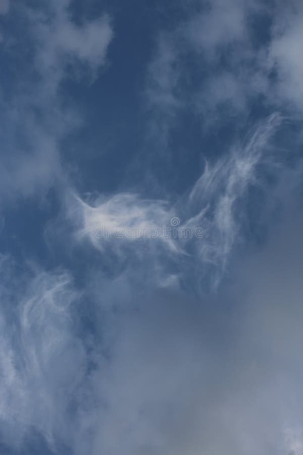 Cirrus Clouds on a Blue Sky. Stock Image - Image of cirrus, blue: 174379527