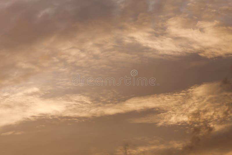 Background Texture of Clouds and Blue Sky Sunset Light. Stock Photo ...