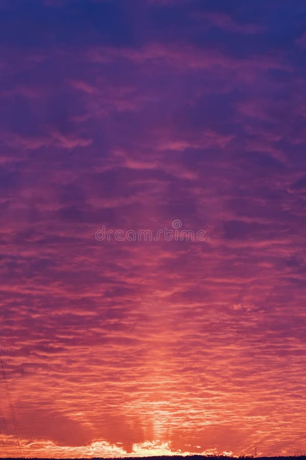 Background with the Texture of Clouds at Sunset. Stock Image - Image of ...