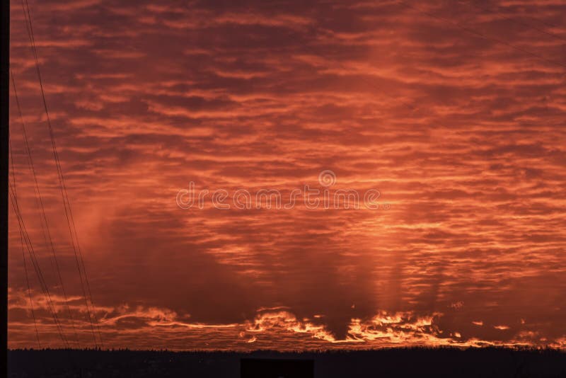 Background with the Texture of Clouds at Sunset. Stock Photo - Image of ...